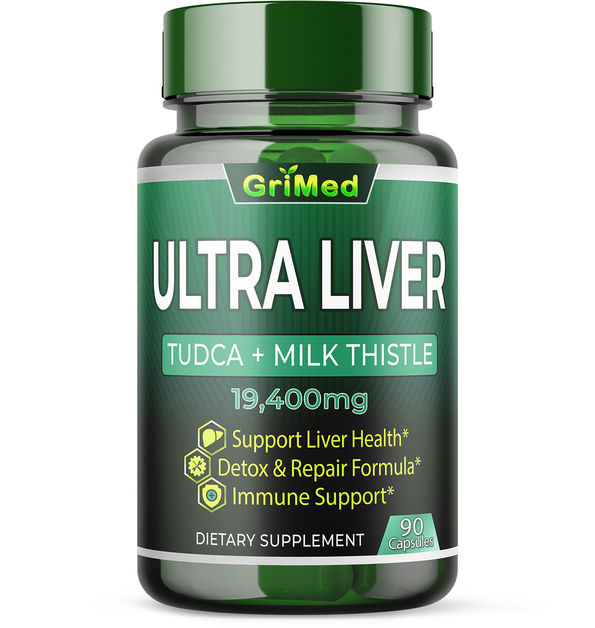 19400mg 50x Concentrated Extract Milk Thistle – Ultra Supplement with ...