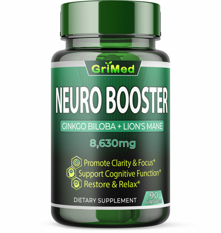 8630mg Neuro Booster 10x Concentrated Extract Ginkgo Biloba, Lion’s ...