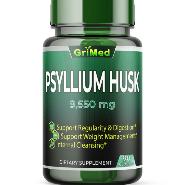 9550mg 10x Concentrated Extract Psyllium Husk – Ultra Digestion ...